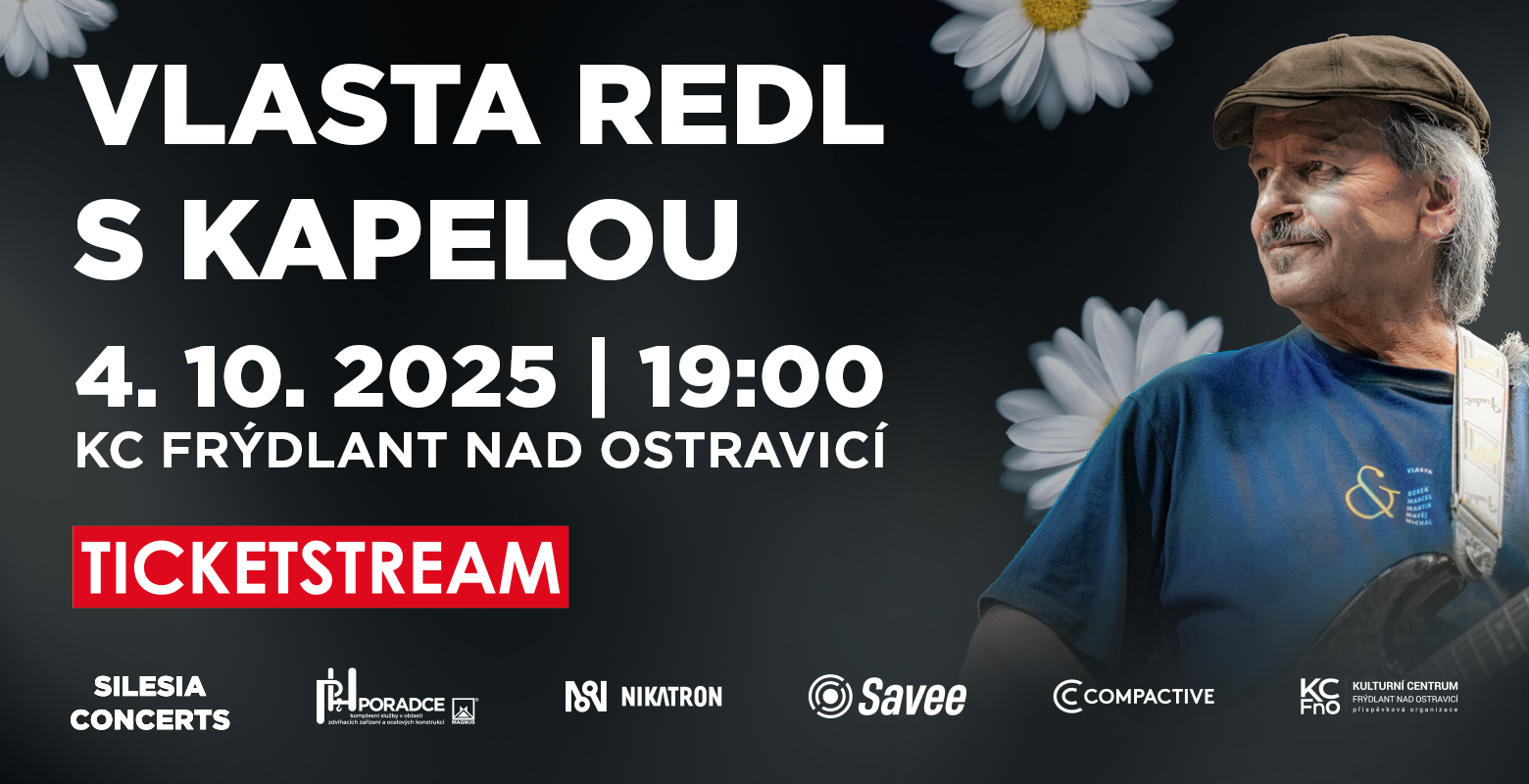 Vlasta Redl s kapelou, Kulturní centrum Frýdlant, Frýdlant nad Ostravicí - Vstupenky | Ticketstream